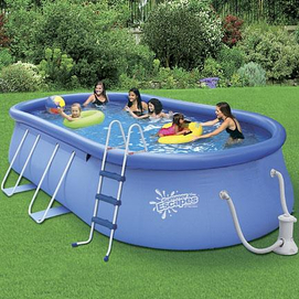 'Summer Escapes' Quick Set 15' x 9' Oval Pool Set - Sears Canada - Ottawa